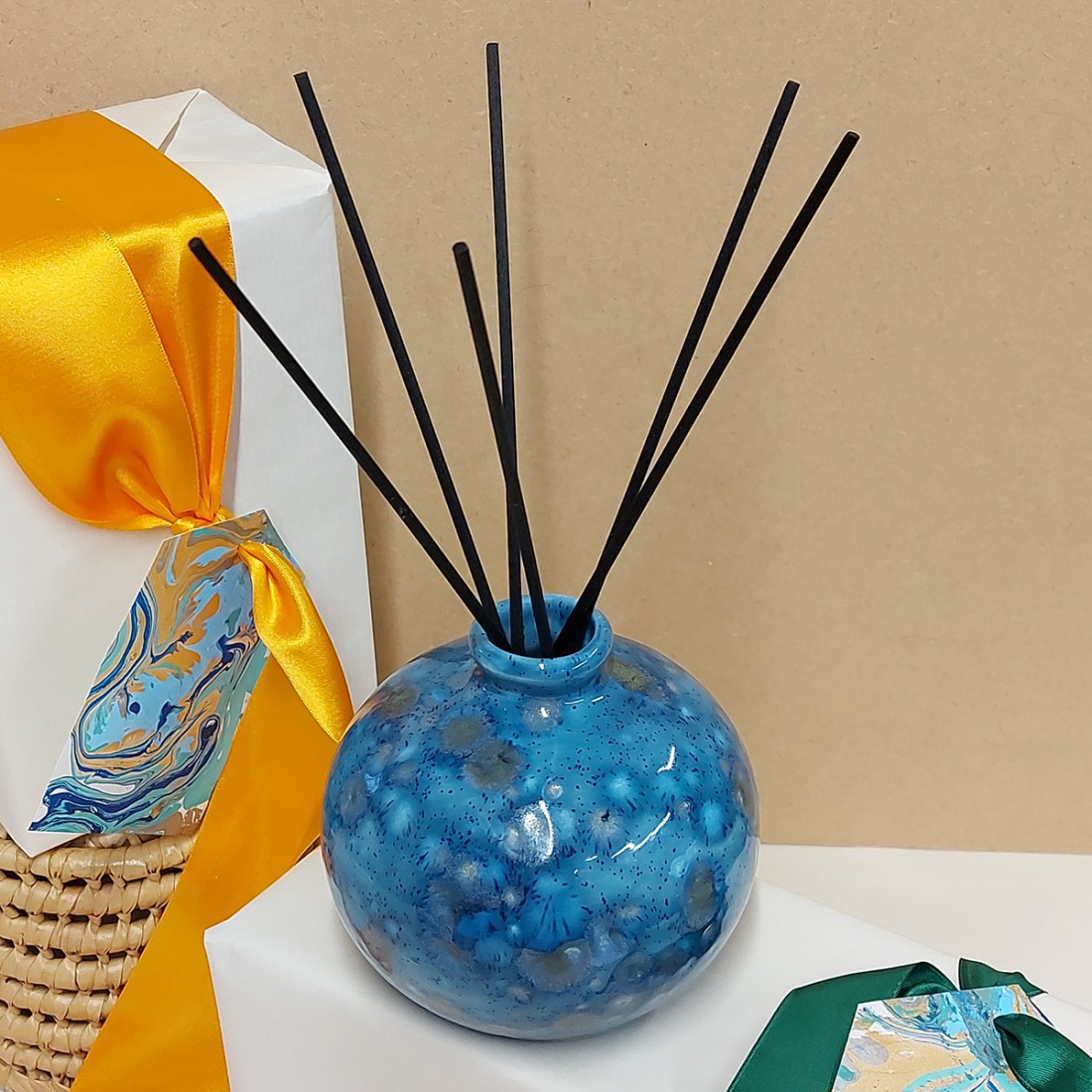 Reed Diffuser - Bud Vase blue